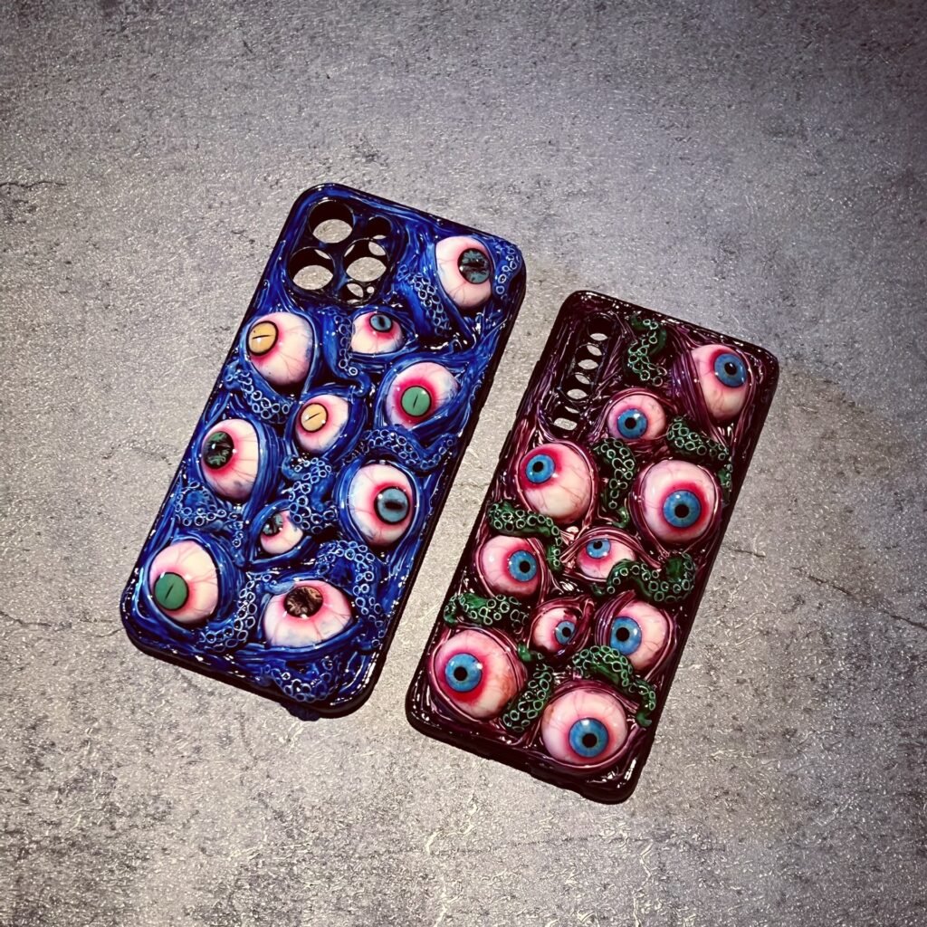 Horror Phone Cases - Hexeyes | 3D Creepy Eyeball Phone Case, Horror ...