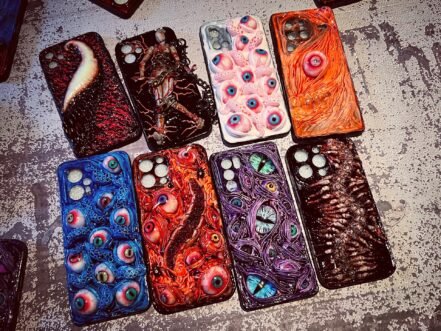 Horror Phone Cases - Hexeyes | 3D Creepy Eyeball Phone Case, Horror ...