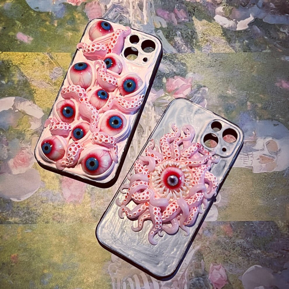 Horror Phone Cases - Hexeyes | 3D Creepy Eyeball Phone Case, Horror ...